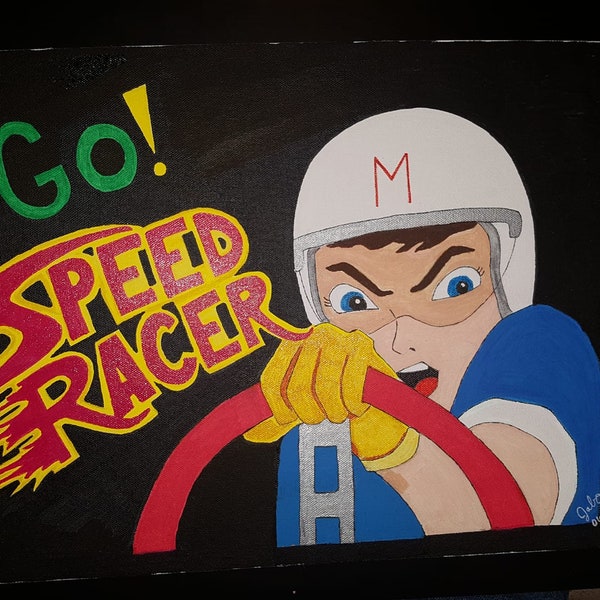 Speed Racer Canvas Art - Etsy