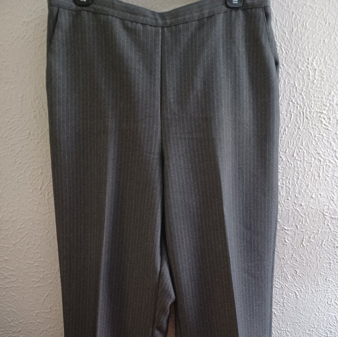 Alfred Dunner Pin Strip Women's Slacks - Etsy