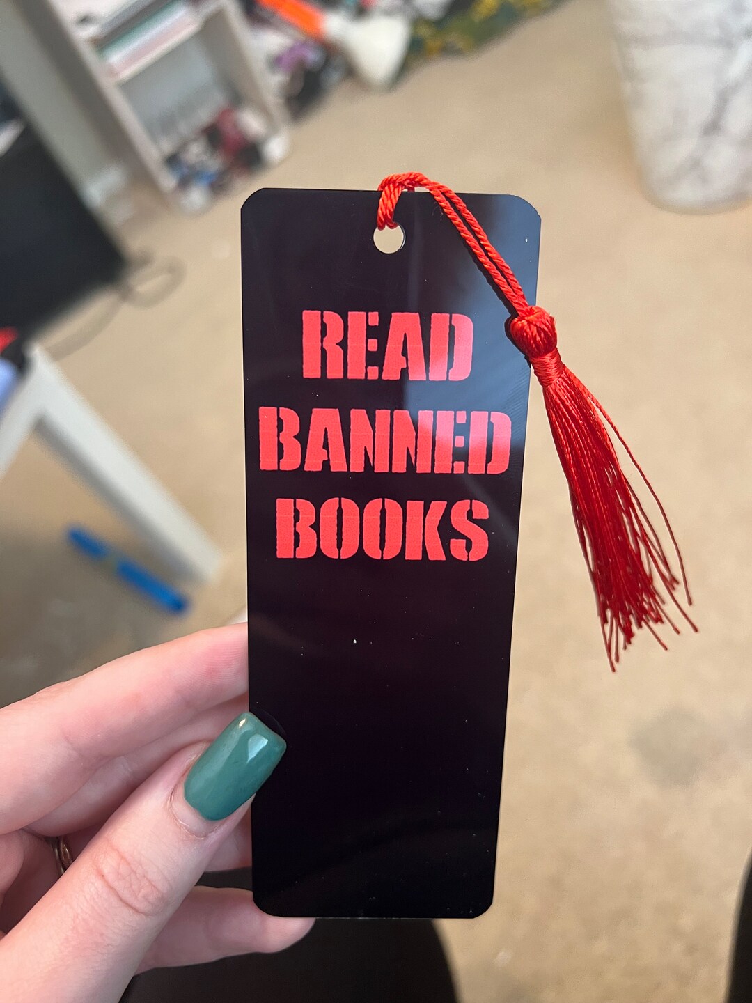 Read Banned Books Bookmark - Etsy UK