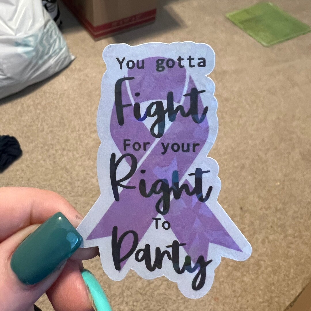 You Gotta Fight Sticker - Etsy