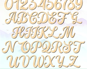 Fancy Cut Out Letters - Etsy