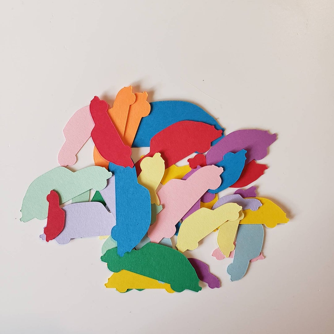 VW Bug 50 Piece Paper Confetti Table Scatter Die Cut Party - Etsy