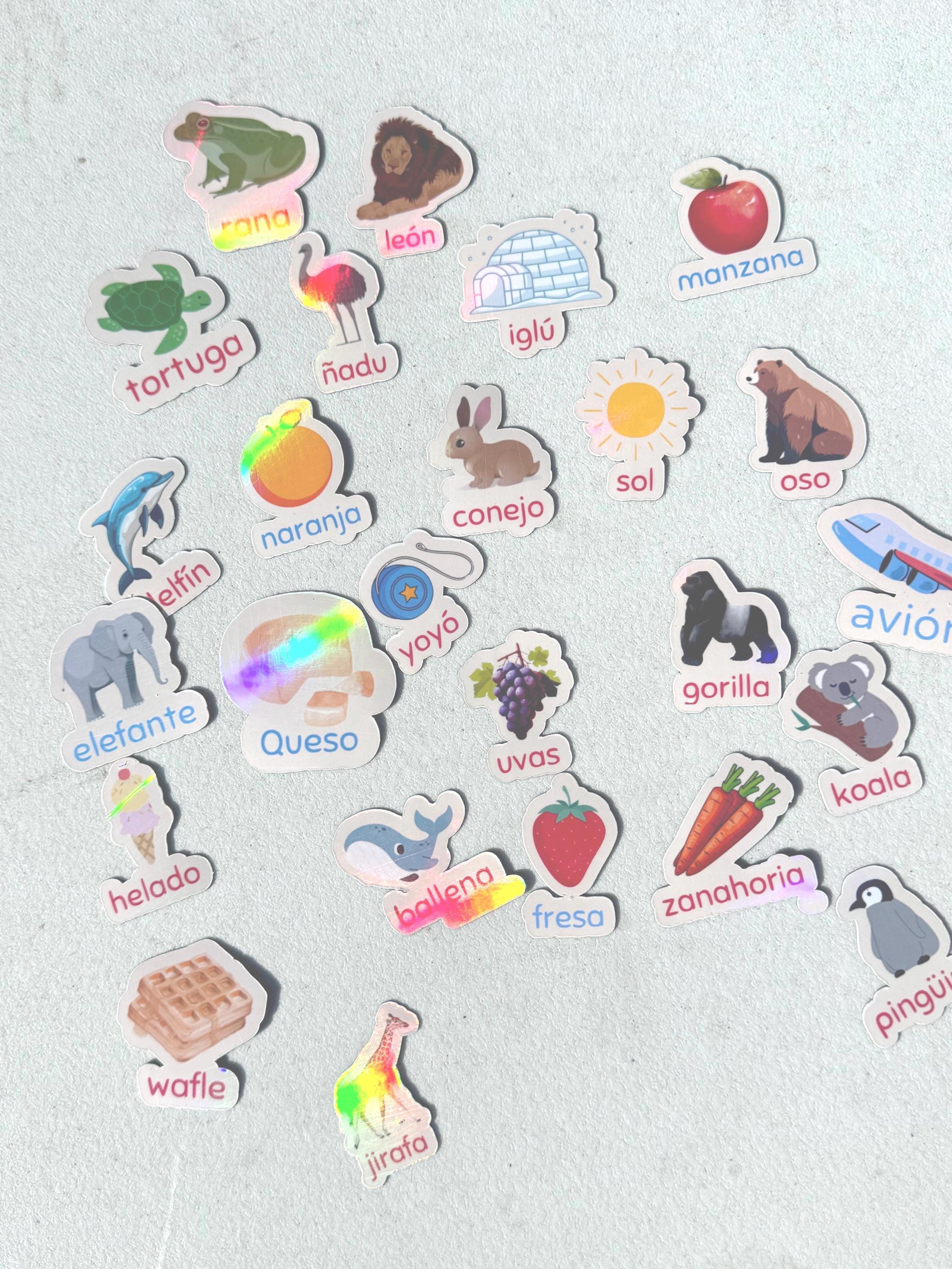 Spanish Magnets for Kids Learn Abcs in Spanish. Imanes De Letras Para ...