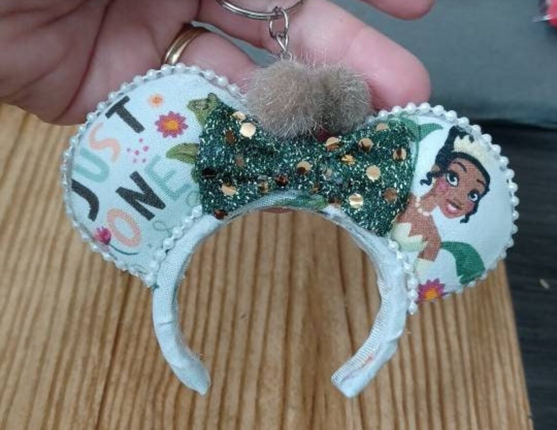 Princess and the Frog Inspired Mini Ears Keychain Purse - Etsy