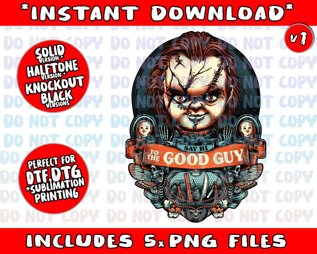 Good Guy Png Chucky Png Killer Doll Png Trending Png - Etsy México