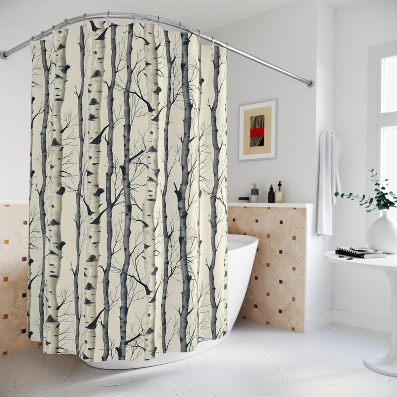 Tree Shower Curtain - Etsy