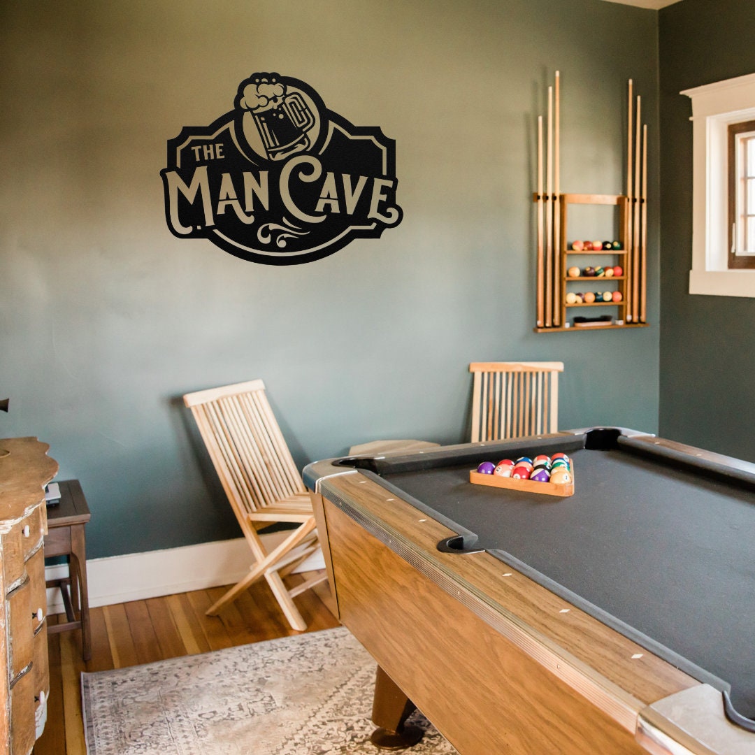 Man Cave Bar Mancave Sign Man Cave Gifts Father's Day - Etsy