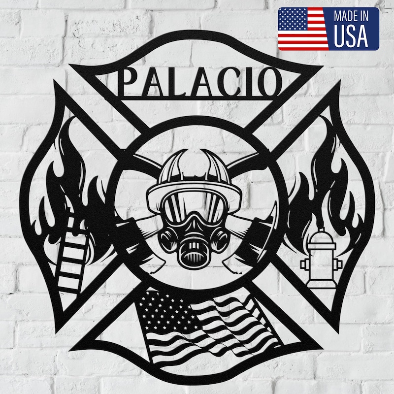 Firefighter Sign - Etsy