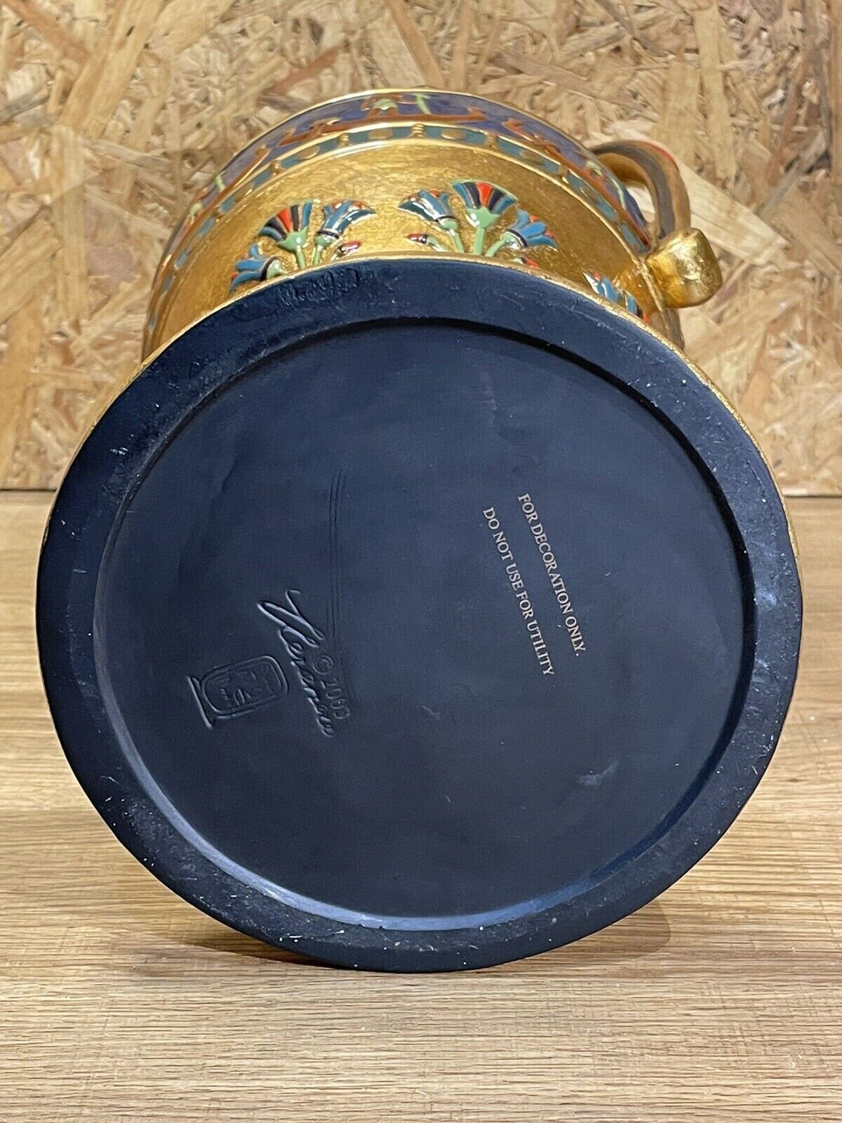 Superb Large Vase Amphora Decor Egyptian, Golden, Veronese 2003, Ethnic ...