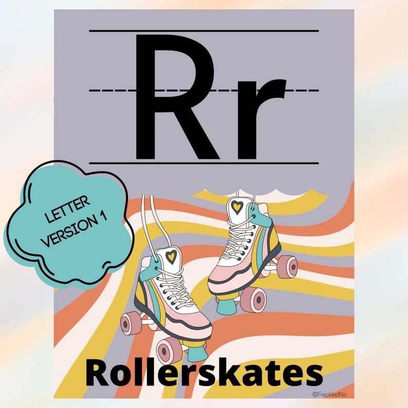 BOHO Groovy Alphabet Posters | Classroom Printables | Classroom Decor ...