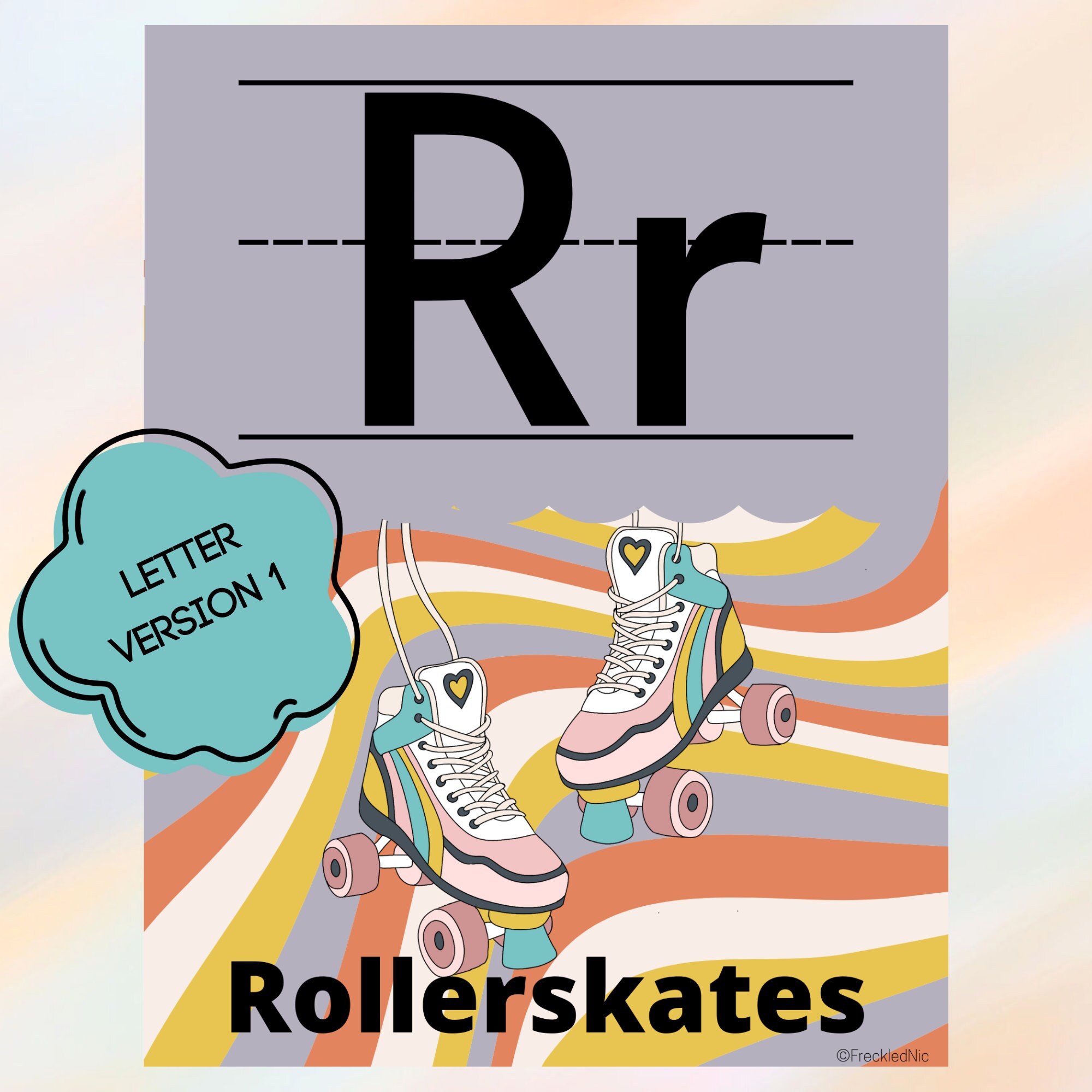 BOHO Groovy Alphabet Posters | Classroom Printables | Classroom Decor ...