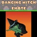 Animated Dancing Witch Emote / Sub Emote / Twitch / Halloween / Discord ...