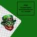 Zombie Leprechaun St. Patrick's Day SVG/PNG | Lucky Undead Clipart for ...