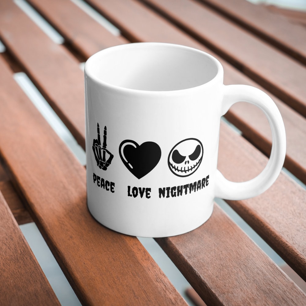 Peace, Love, Nightmare SVG/PNG / Designs / Graphics / Illustration ...