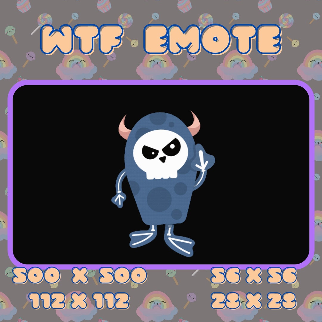 Animated Middle Finger Emote, WTF Emotes, Twitch, Discord, Bit Emote ...