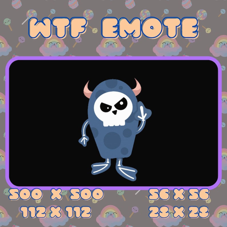 Animated Middle Finger Emote, WTF Emotes, Twitch, Discord, Bit Emote ...