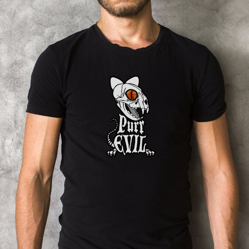 Evil Cat SVG/PNG / Skull Designs / Spooky Graphics / Cat Illustration ...