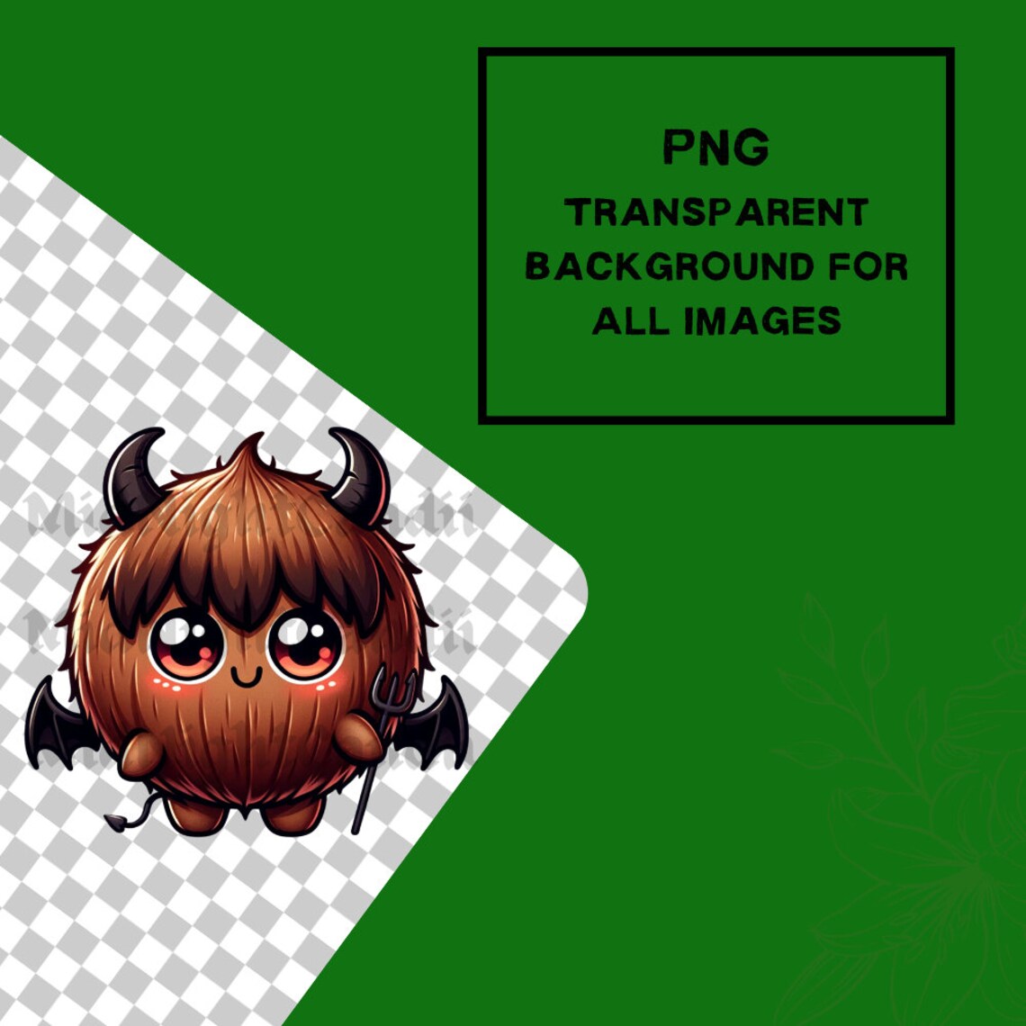 Coconut Devil SVG/PNG / Demon / Designs / Illustration / Vector ...