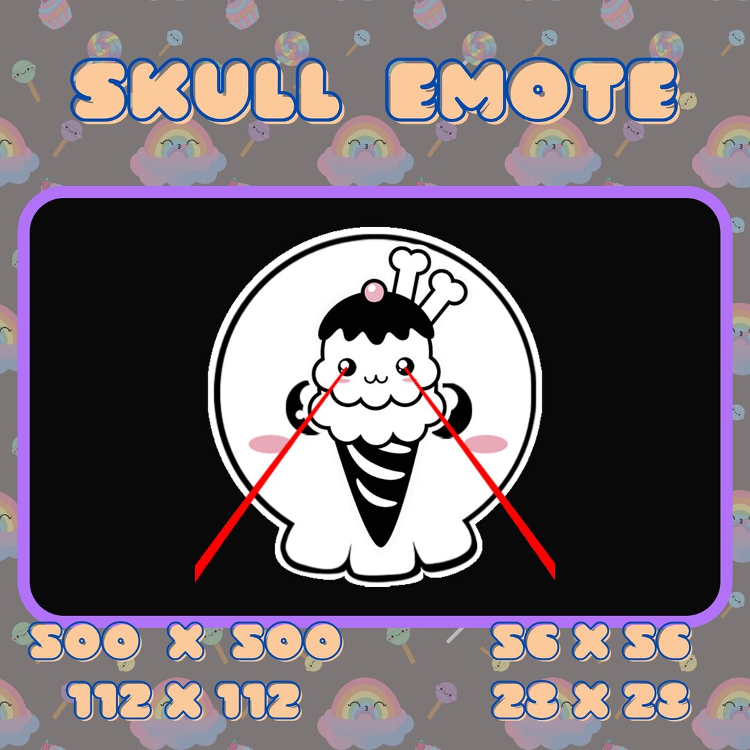 Animated Laser Ice Cream Emote, Twitch, Discord, Youtube, Premade ...