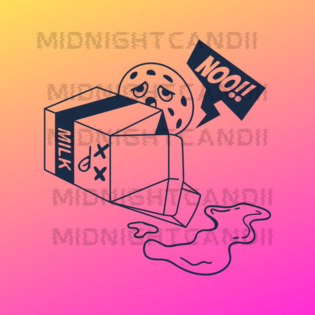 Spilled Milk SVG/PNG, Food Clipart, Cookie Design, Milk Images for ...