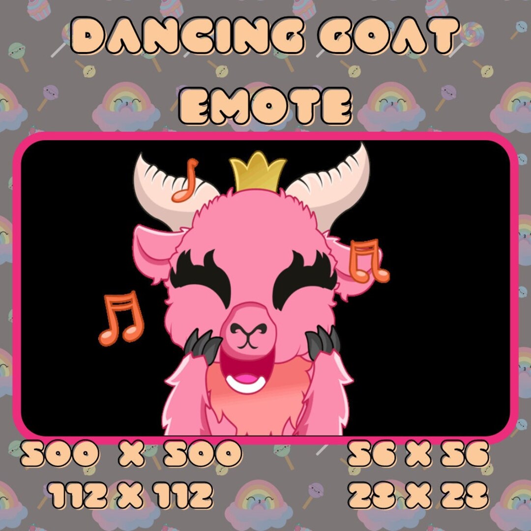 Dancing Goat Devil Emote / Sub Emote / Twitch / Discord / Bit Emote ...