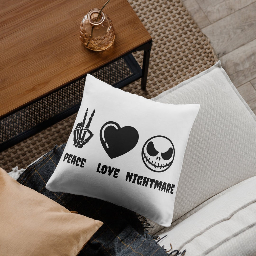 Peace, Love, Nightmare SVG/PNG / Designs / Graphics / Illustration ...