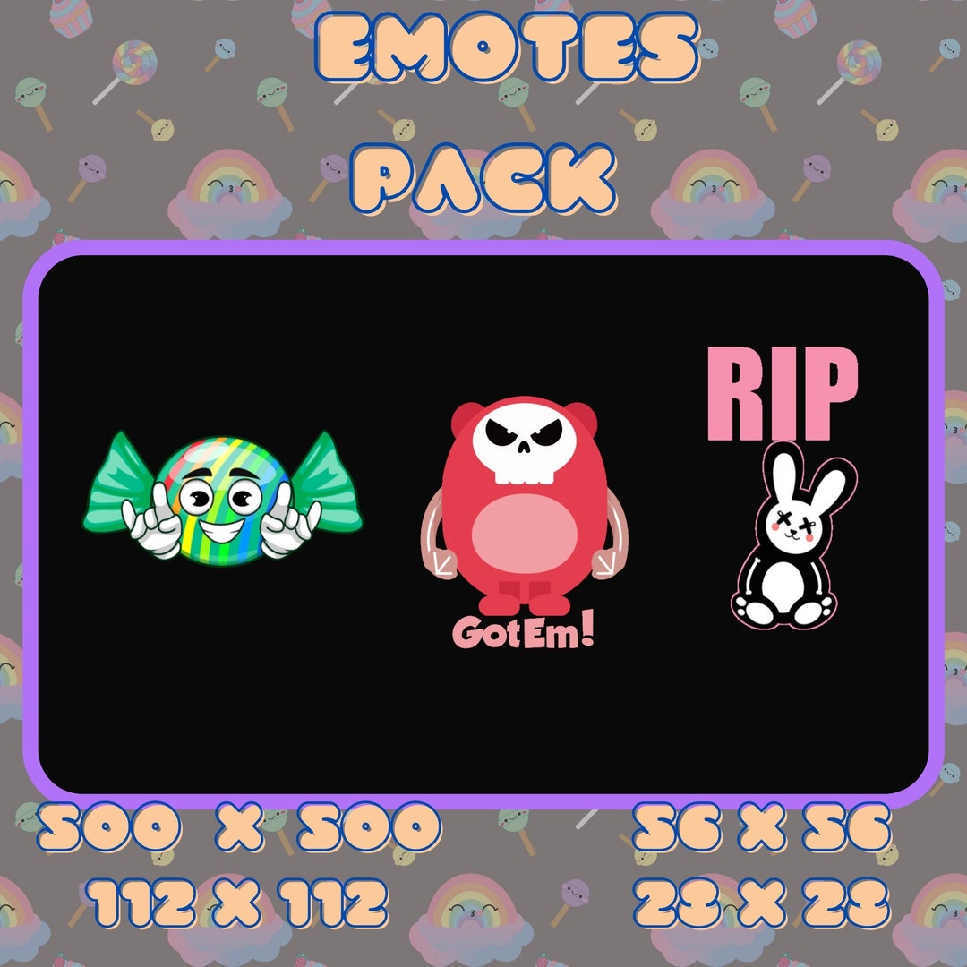Animated Emotes Bundle / Sub Badges / Sub Emote/ Bit Emote/ Emotes ...