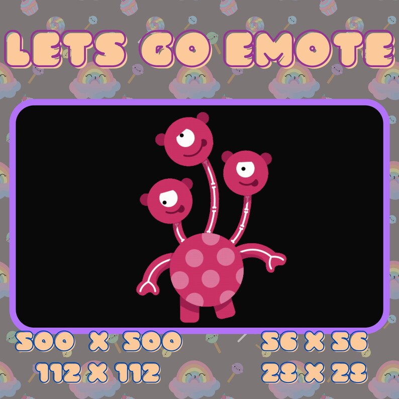 Animated Lets Go Hype Emote, Twitch, Discord, Bit Emote, Sub Emote ...