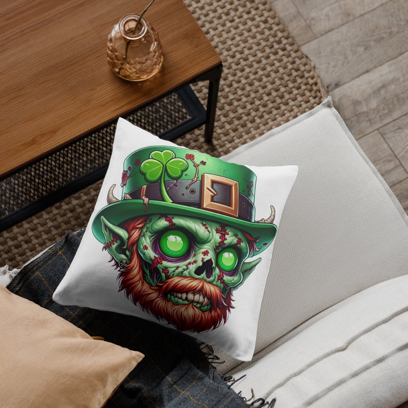 Zombie Leprechaun St. Patrick's Day SVG/PNG | Lucky Undead Clipart for ...
