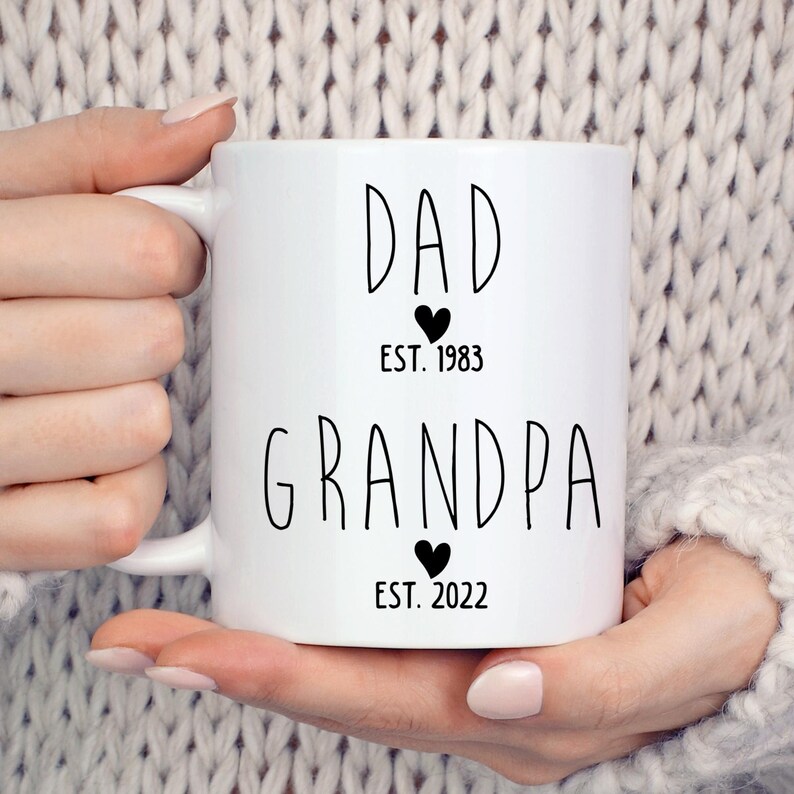 Custom Grandma and Grandpa Mugs – Matching Mug Set – Grandparent ...
