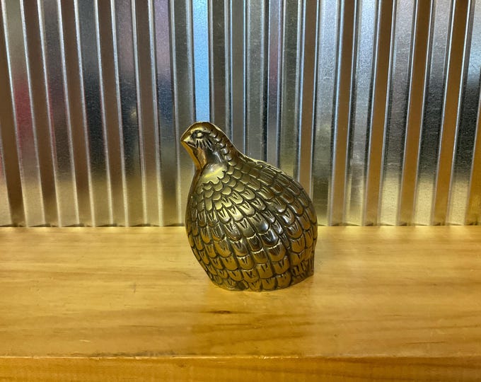 Detailed Unique Brass Quail Figurine S-1131 - Etsy
