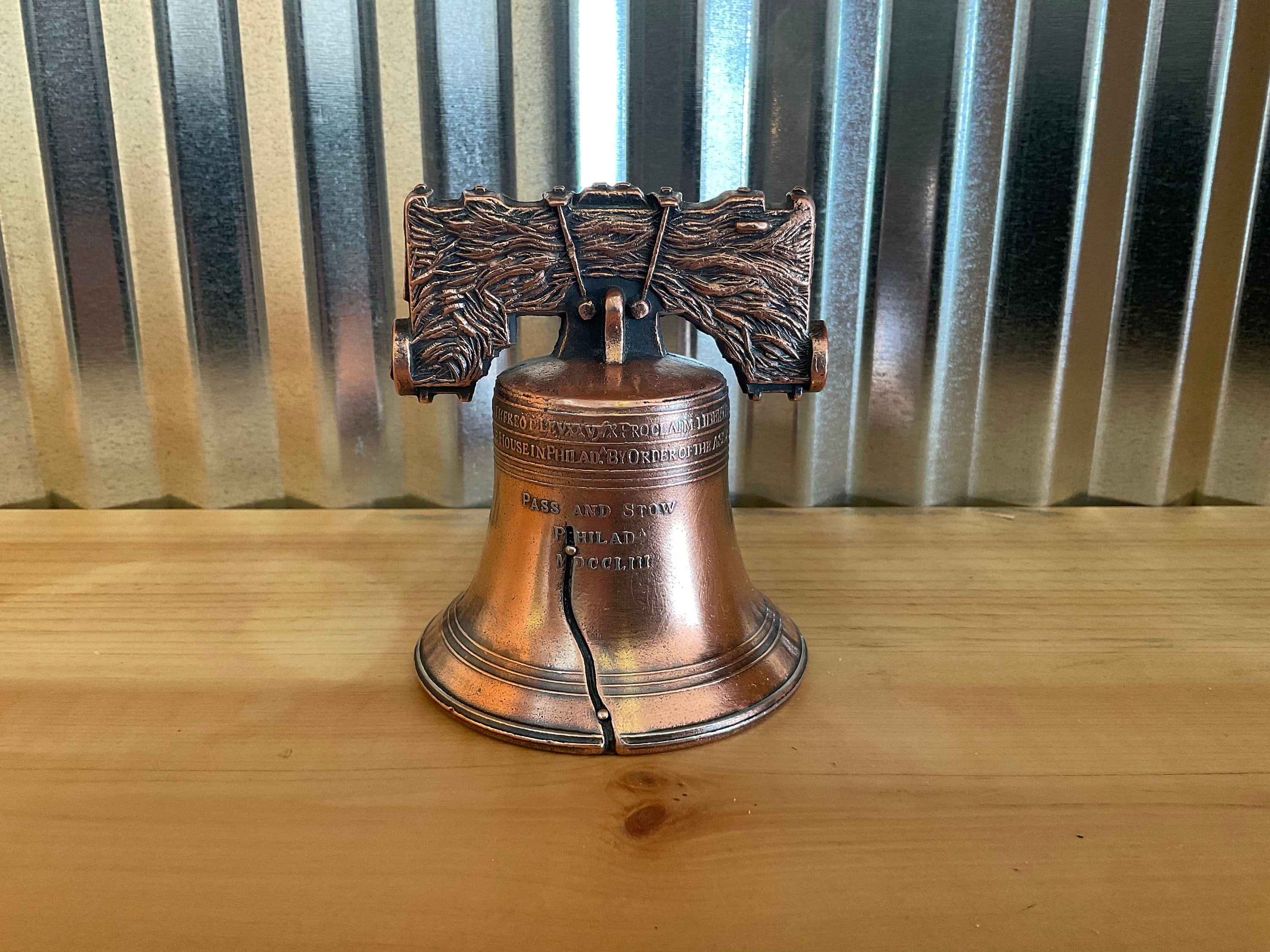 American Bicentennial 1776-1976 Replica Bronze Liberty Bell #S-2687 - Etsy