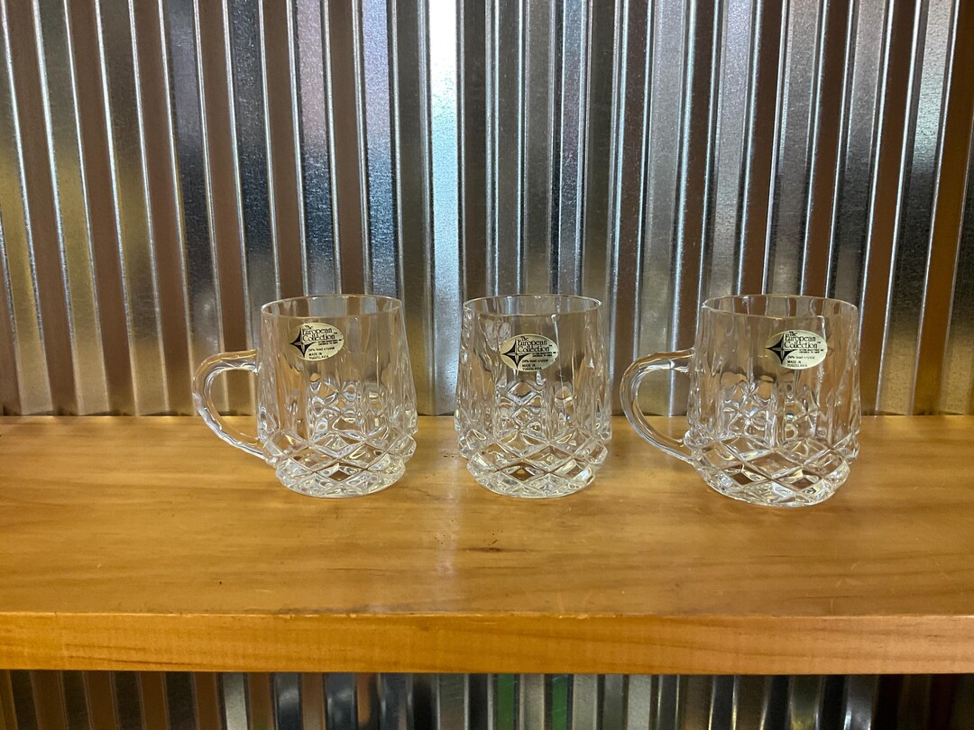 1980's Yugoslavian 24% Lead Crystal Demitasse Cups S-993 - Etsy