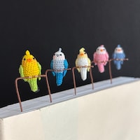 Yellow Cockatiel Bookmark. Pet Bird Bookmark. Laminated Bookmark With ...