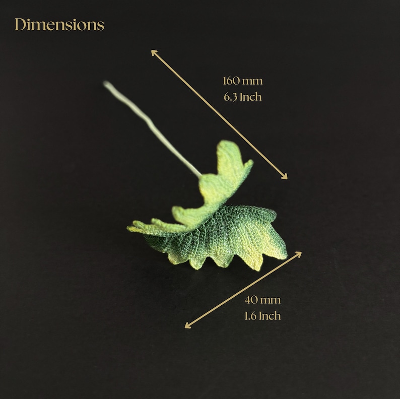 Split Leaf Philodendron Bookmark Micro Crochet Tropical Plant Gift ...