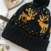 Deer Hat Knitted Pattern, Guardian Elk Hat KNITTING PATTERN - Etsy