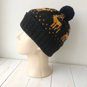 Deer Hat Knitted Pattern, Guardian Elk Hat KNITTING PATTERN - Etsy