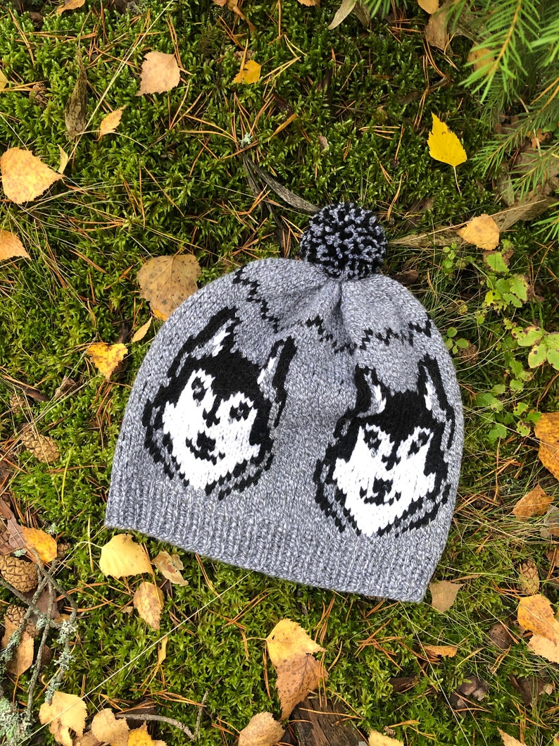 Wolf / Husky Dog Hat Knitted Pattern - Etsy