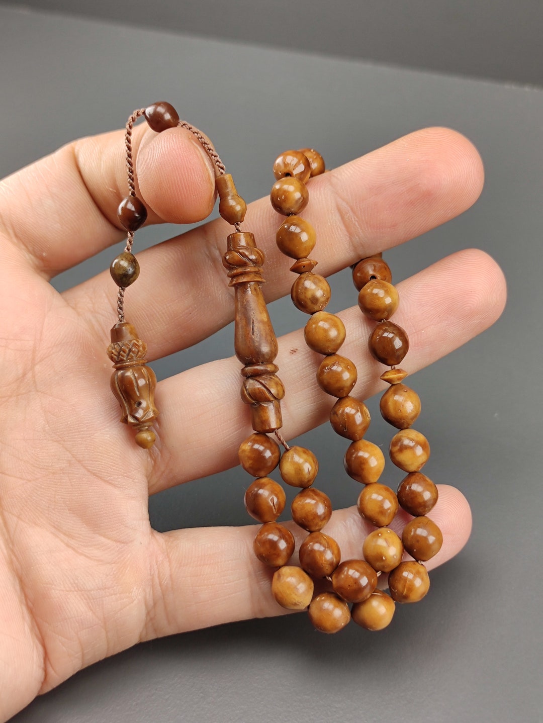 Kuka Rosary, İslamic Gift,muslim Rosary,33 Beads,ramadan Gift,coca Tree ...