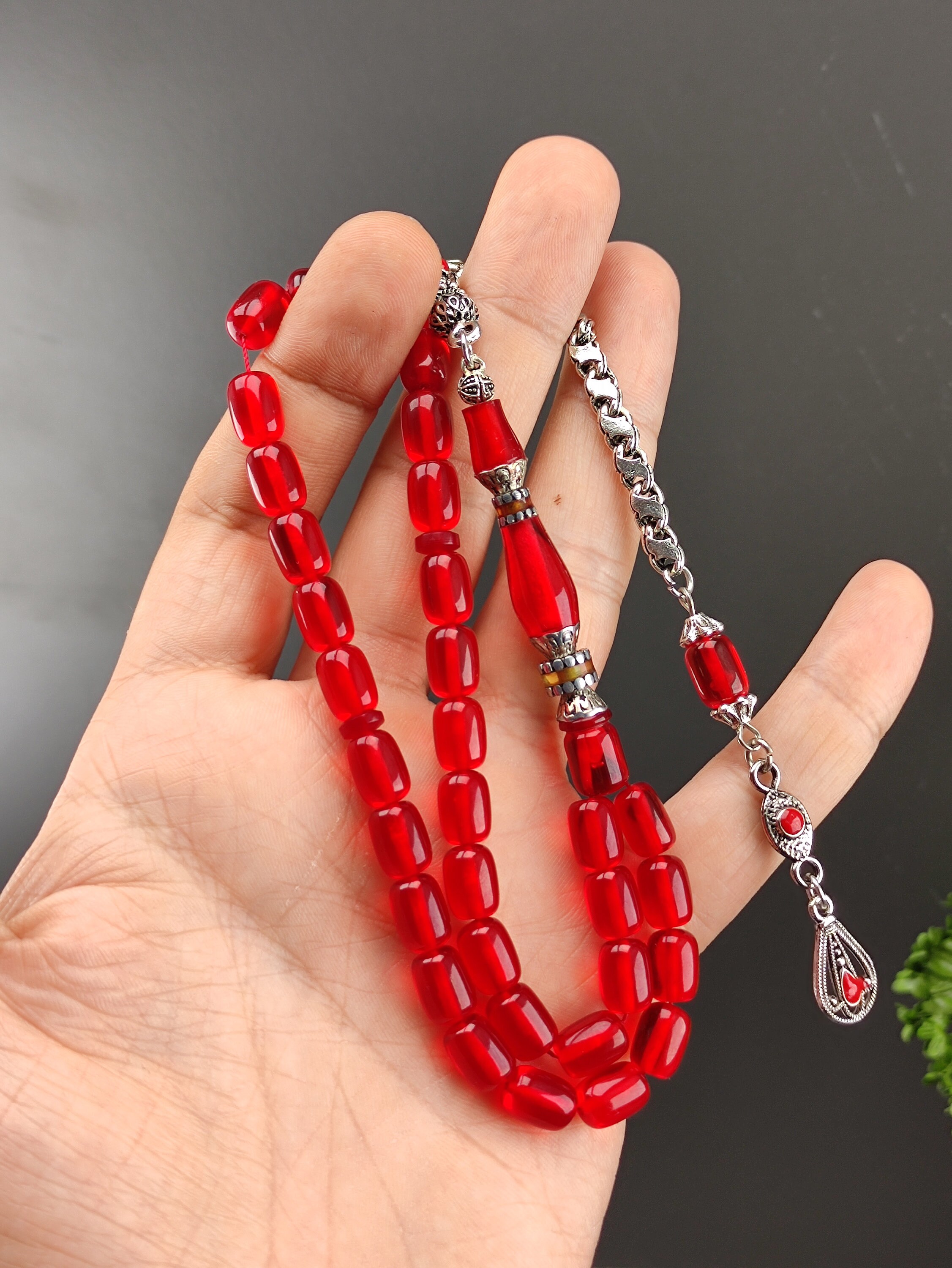 Faturan Amber Rosary, Bakelite Rosary, Muslim Rosary, Misbaha, Islamic ...