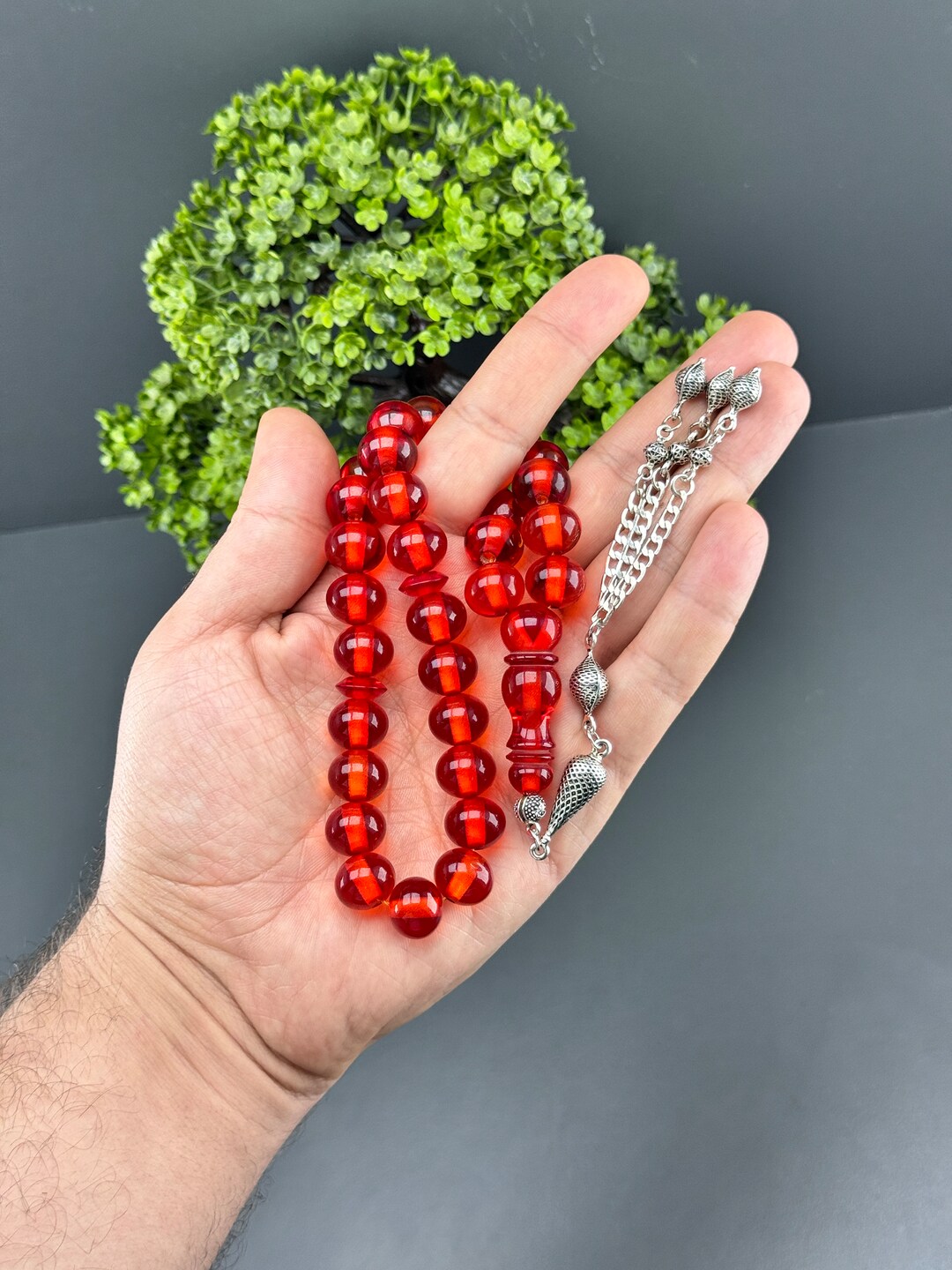 Faturan Amber Rosary, LARGE SİZE Rosary, Muslim Rosary, Misbaha ...