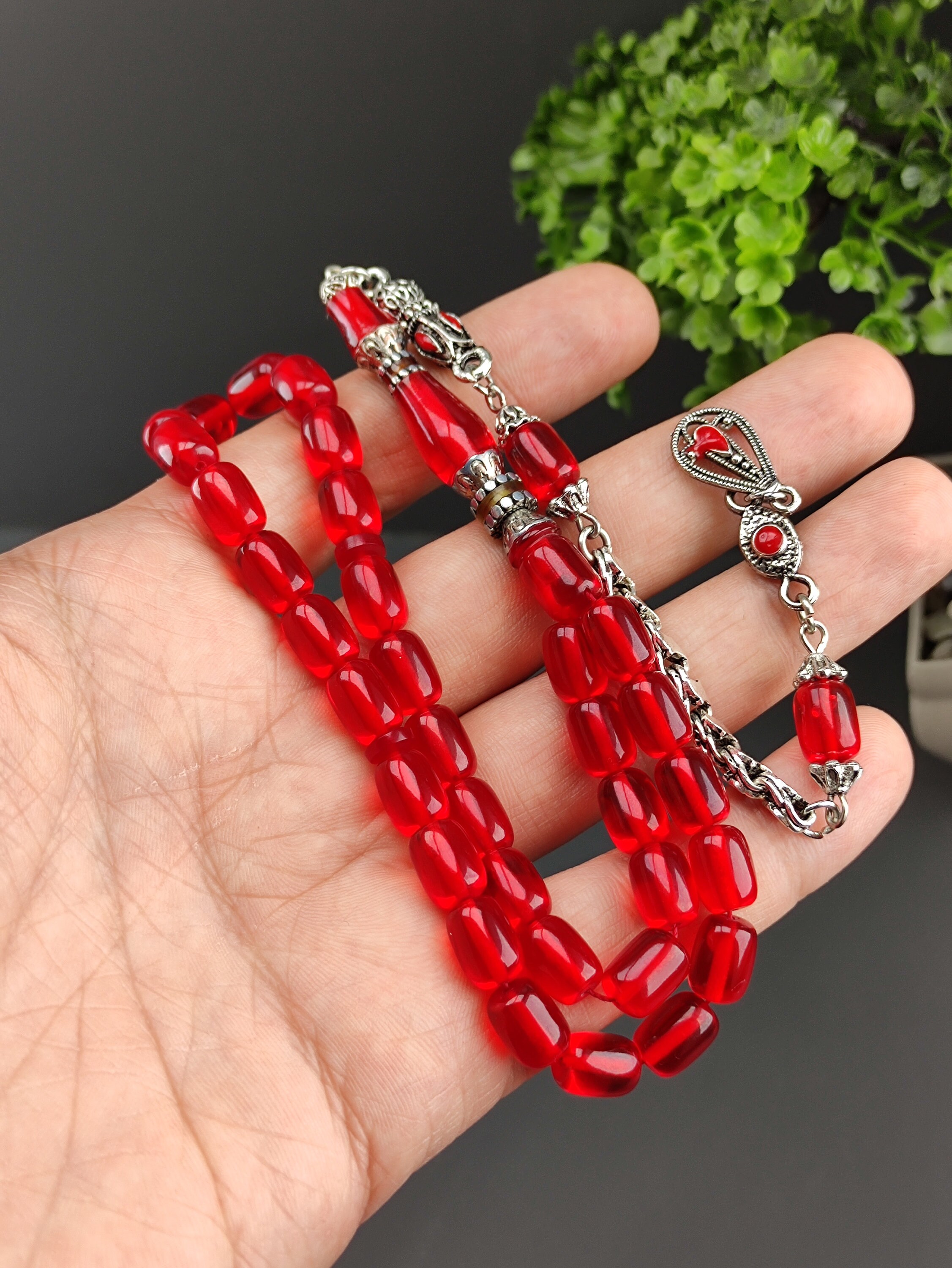 Faturan Amber Rosary, Bakelite Rosary, Muslim Rosary, Misbaha, Islamic ...