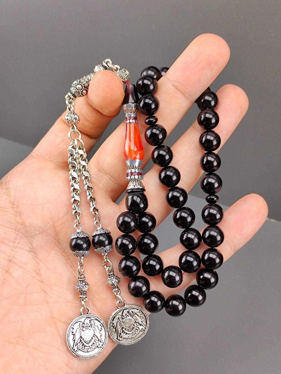 Faturan Amber Rosary, Bakelite Rosary, Muslim Rosary, Misbaha, Islamic ...
