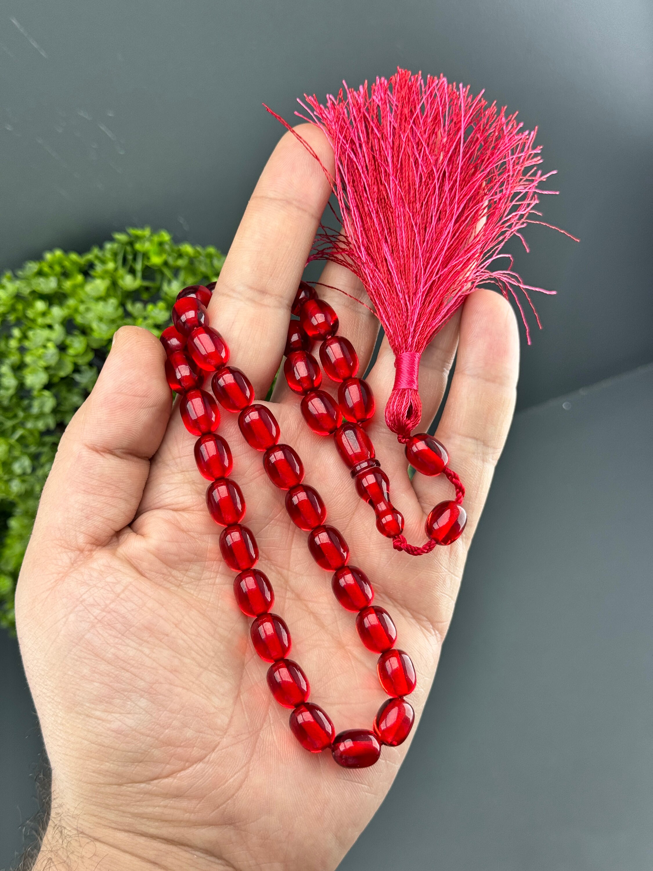 Faturan Amber Rosary, Bakelite Rosary, Muslim Rosary, Misbaha, Islamic ...