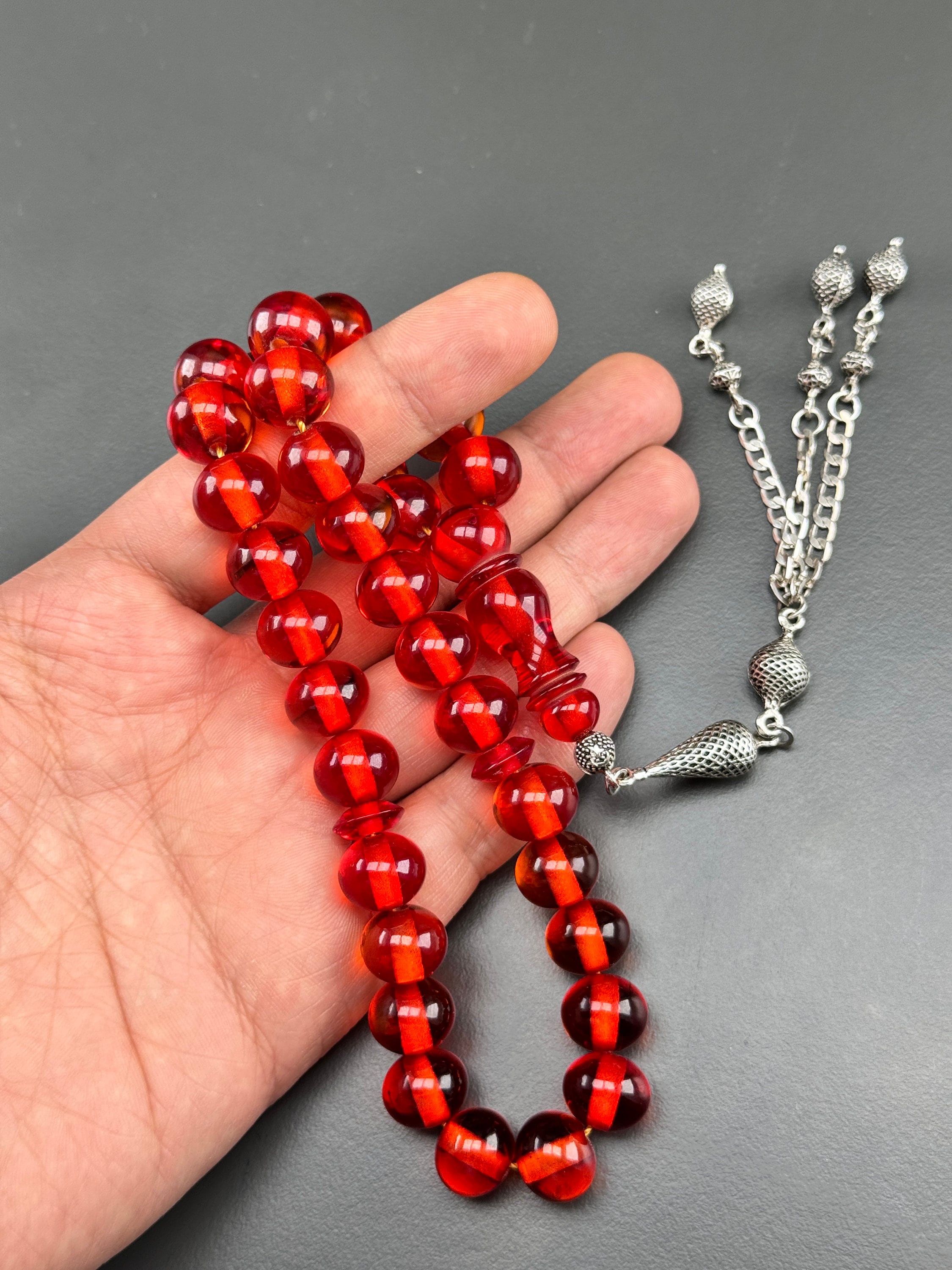 Faturan Amber Rosary, LARGE SİZE Rosary, Muslim Rosary, Misbaha ...
