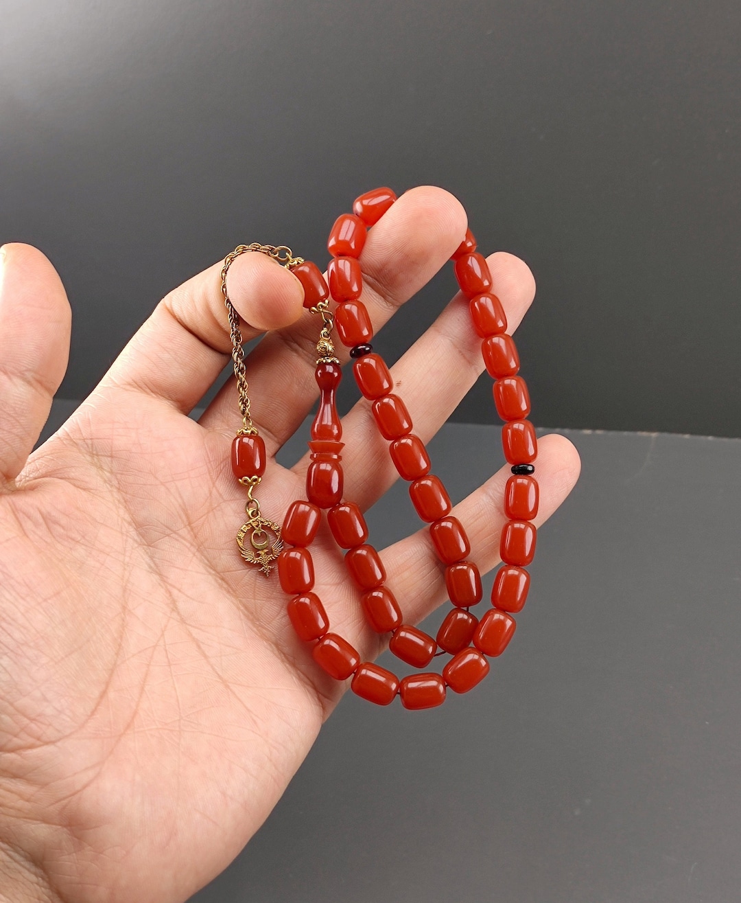 Faturan Amber Rosary, Bakelite Rosary 33 İslamic Rosary, Misbaha ...