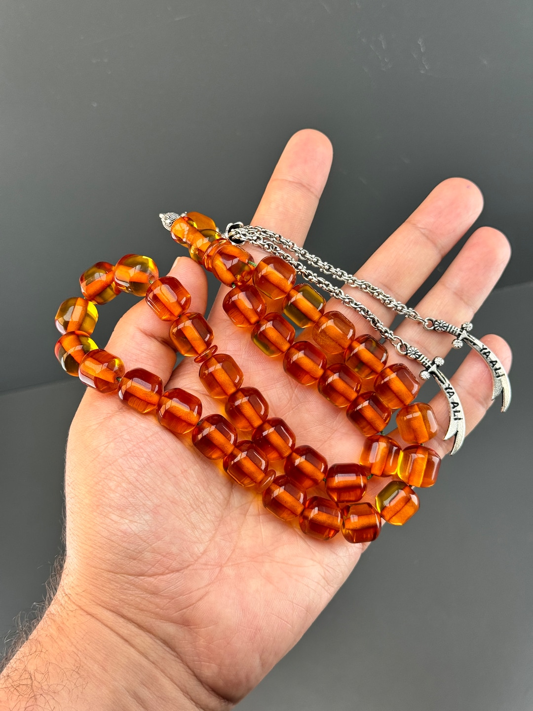 Faturan Amber Rosary, Large Size Rosary, Muslim Rosary, Islamic Rosary ...