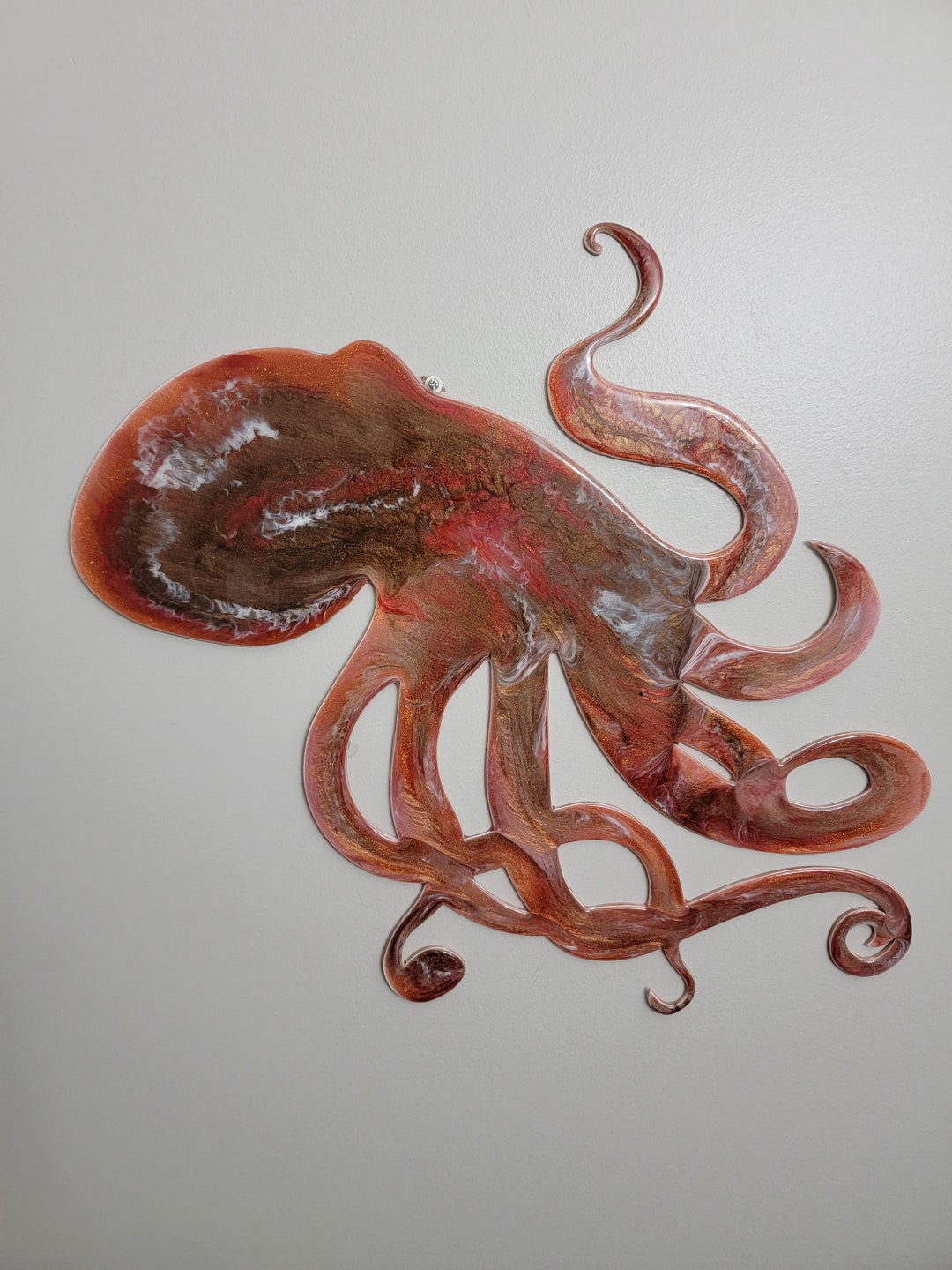 Glow in the Dark Octopus Wall Art - Etsy