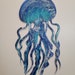 Glow in the Dark Jellyfish Wall Art - Etsy