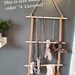 Macrame Ladder Storage Jewelry, Scrunchie, Headbands, Sunglasses, Bow ...